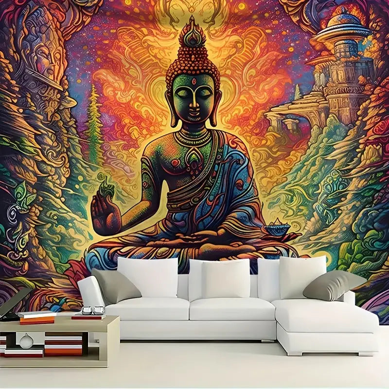 Buddha tapestry store