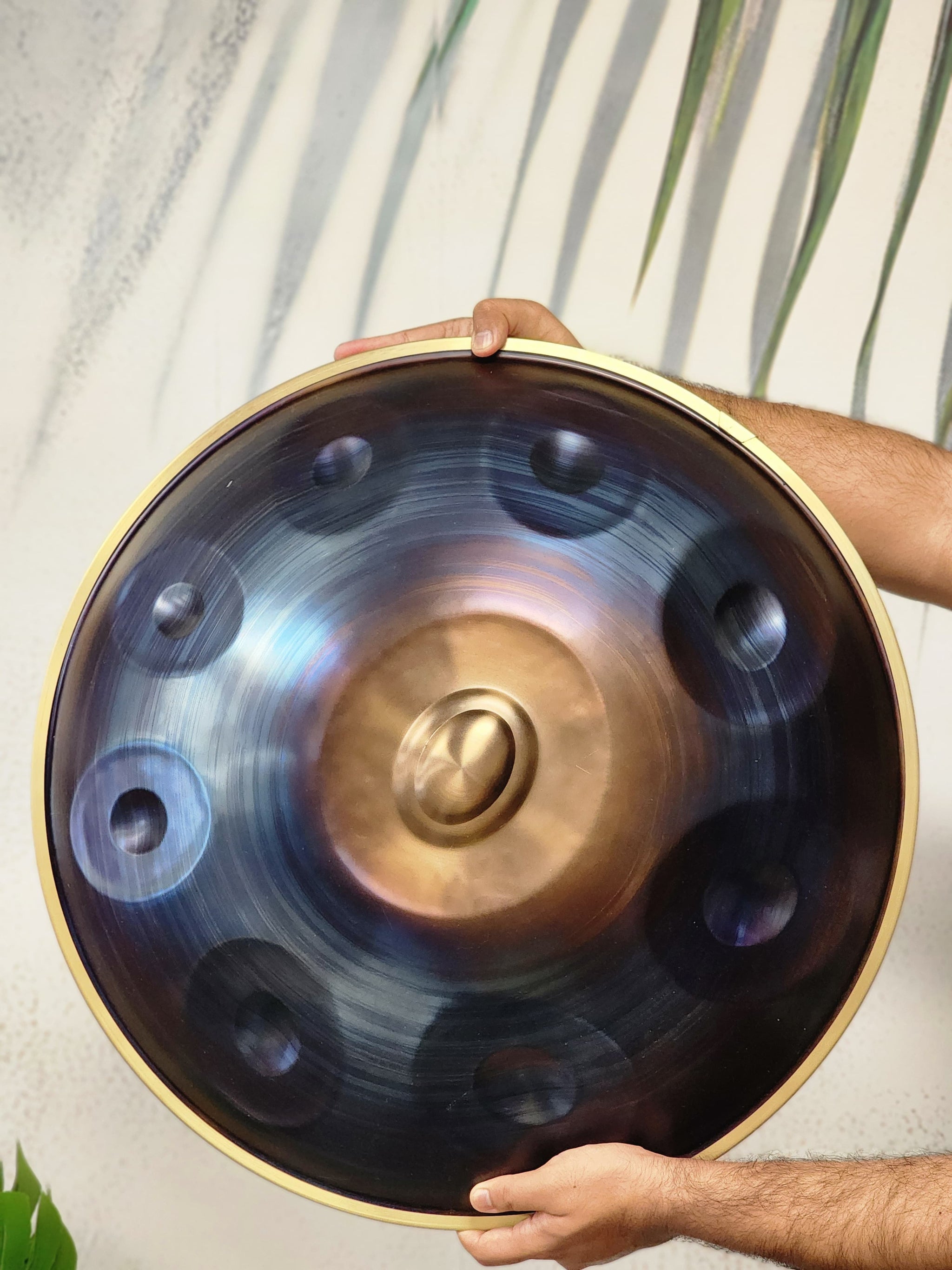 CosmicAccess ‘Midnight Sun’ 22” Handpan – 9-Note Kurd D Minor ...